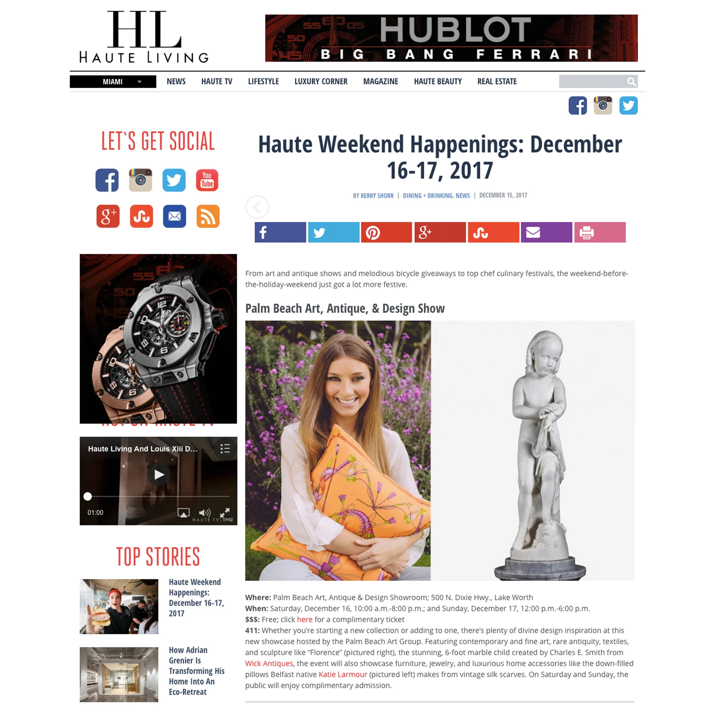 HAUTE LIVING – Katie Larmour Linen